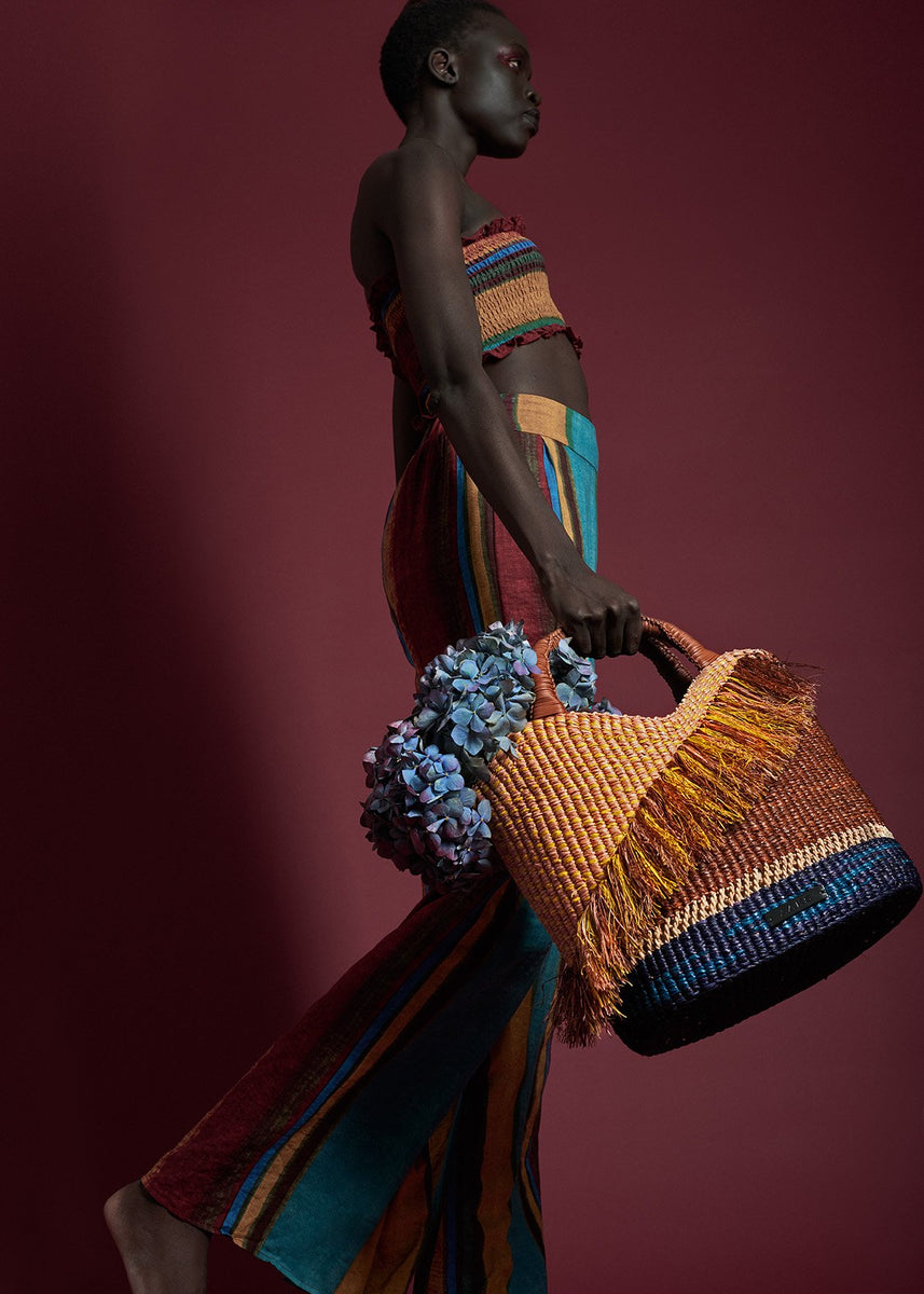 AAKS Orro Oak Tote – Straw